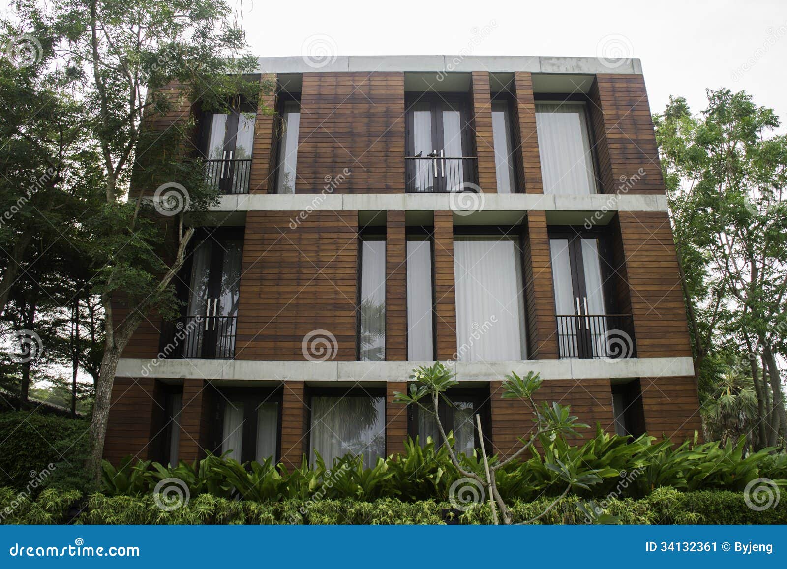 Modern building stock image. Image of city, exterior - 34132361