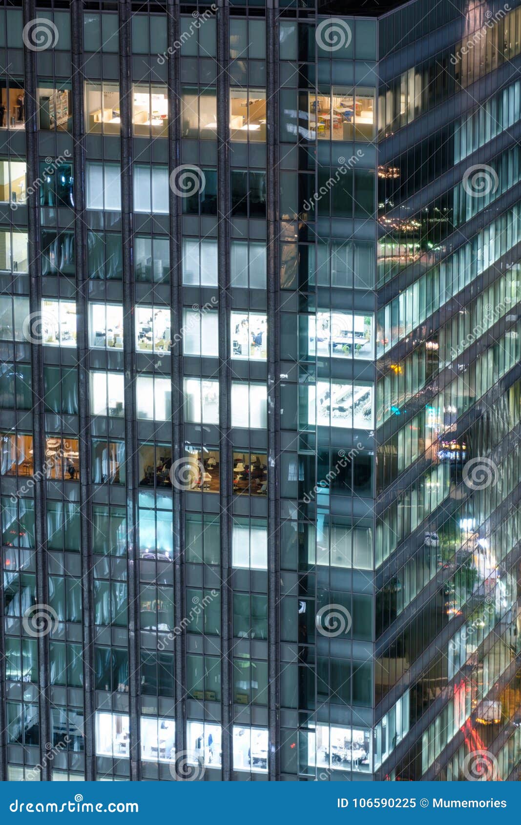 Modern Building Skyscraper Glass Window Stock Image - Image of financial, downtown: 106590225