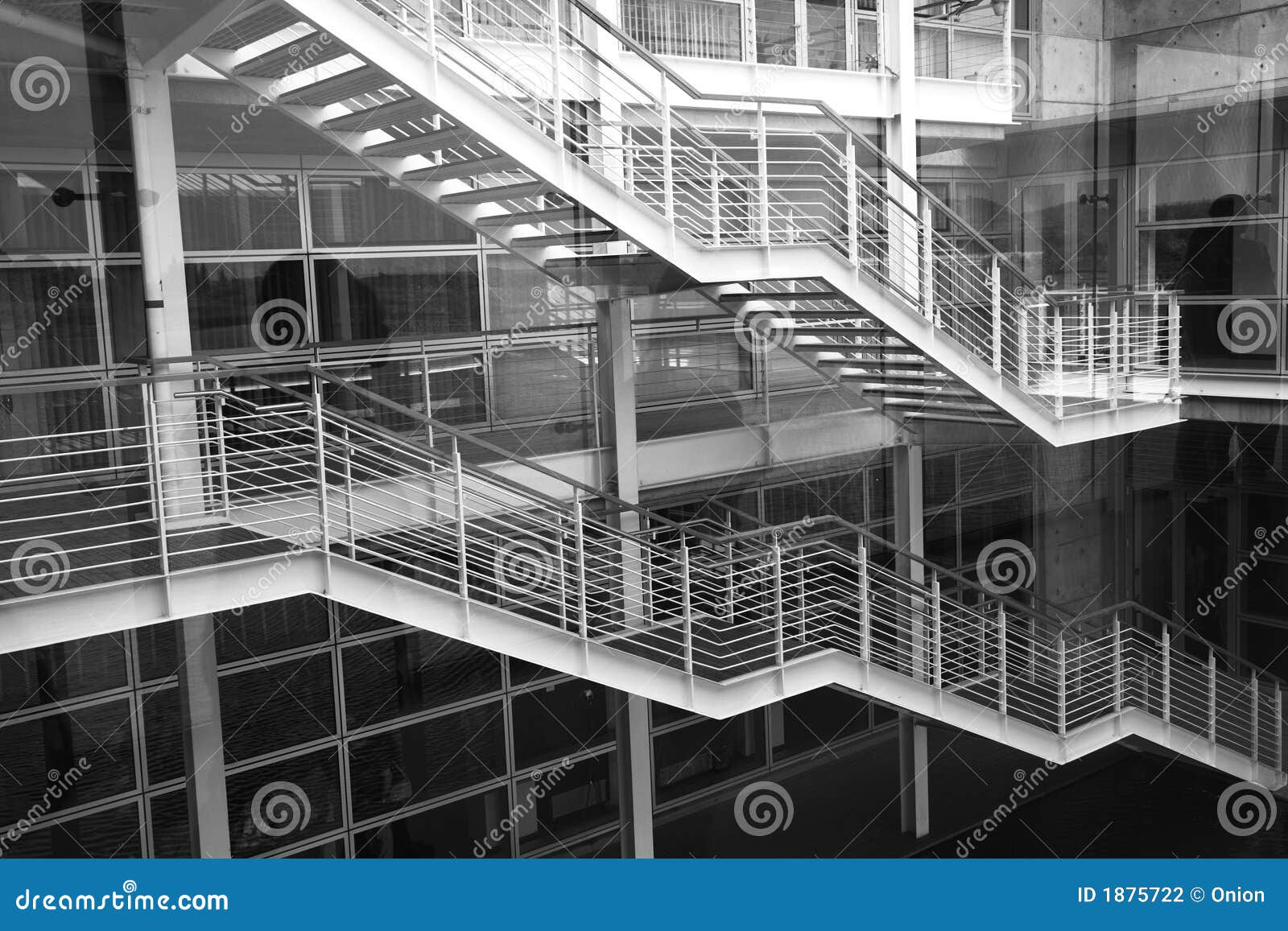 Modern Building with Stairs Stock Photo - Image of details, clean: 1875722