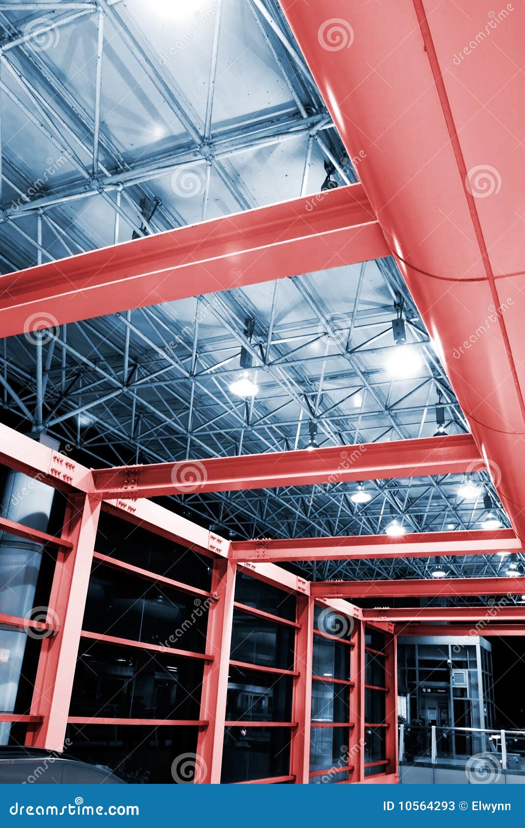 Modern Building in the Station Stock Image - Image of architecture ...