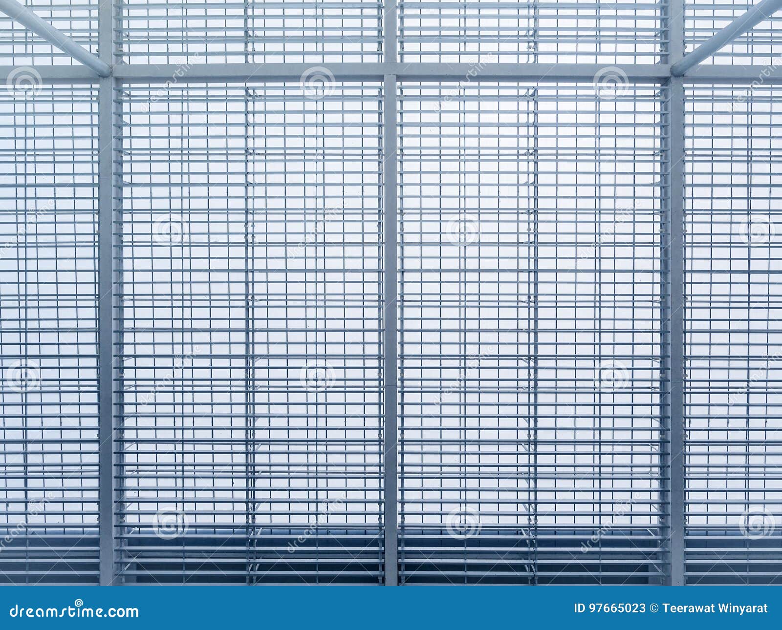 Modern Building Steel Pattern Frame Architecture Details Stock Image ...