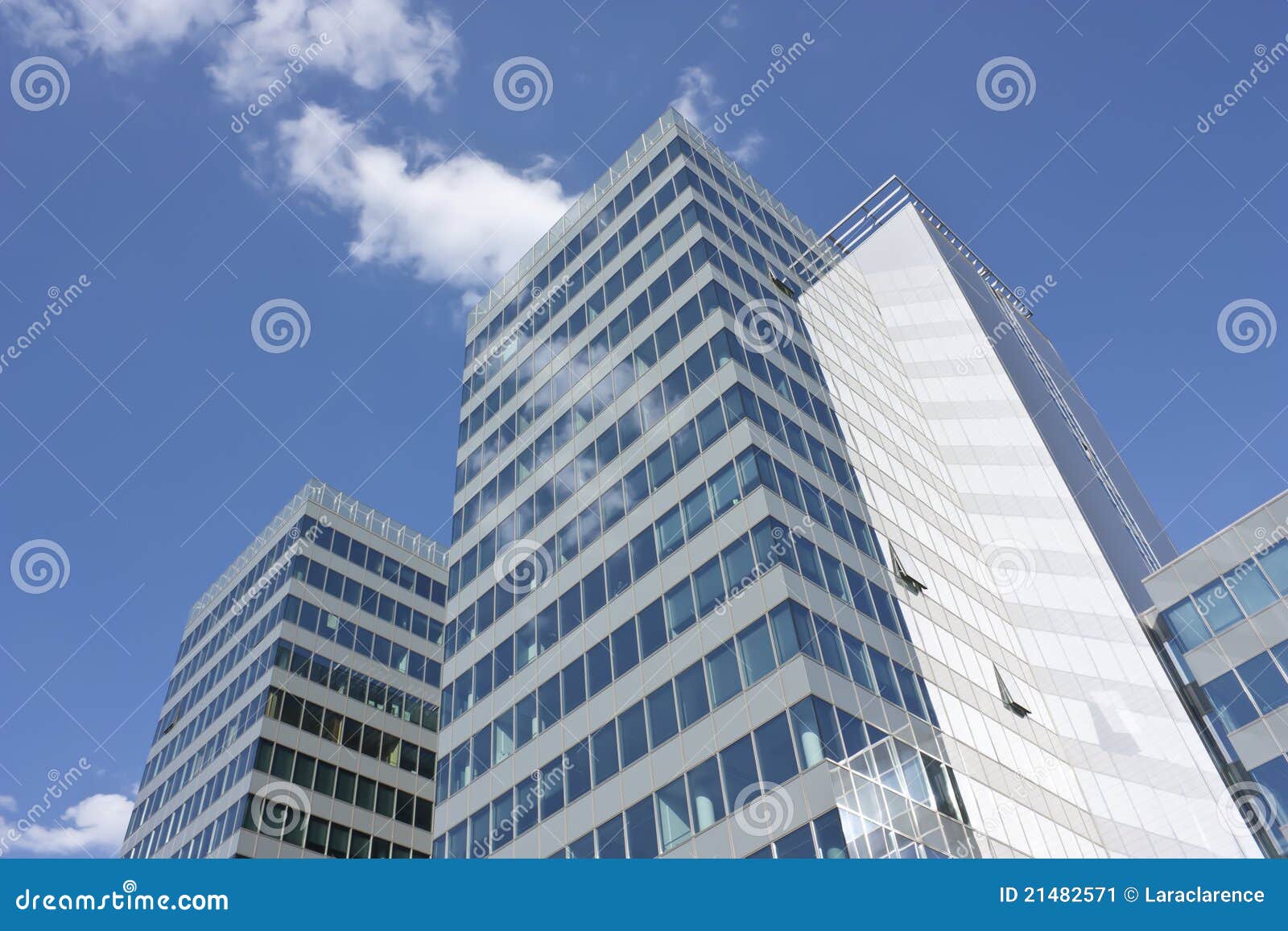 Modern Building with Structural Glassing Stock Image - Image of ...
