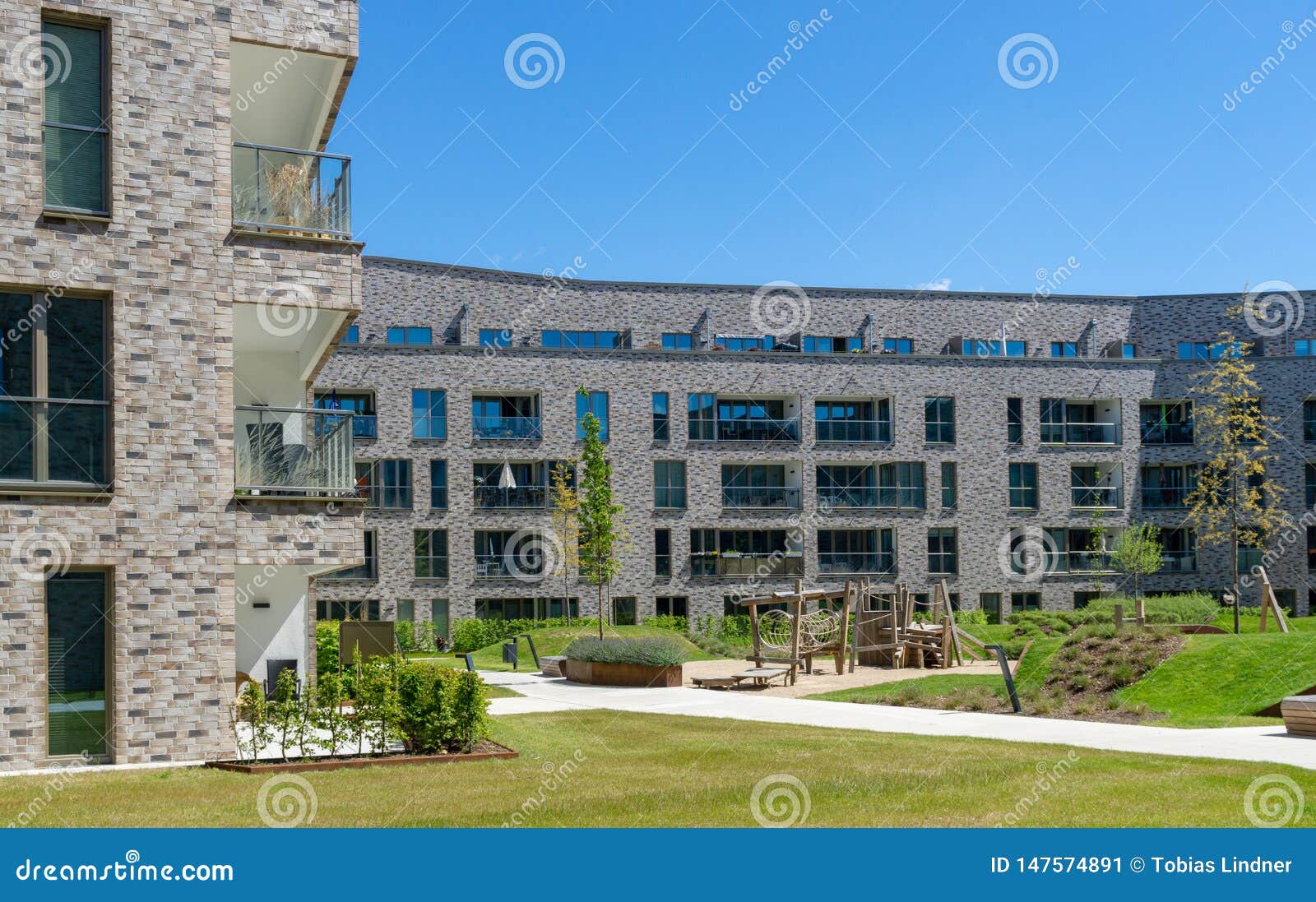 Modern Building at a Sunny Day Stock Image - Image of investment ...