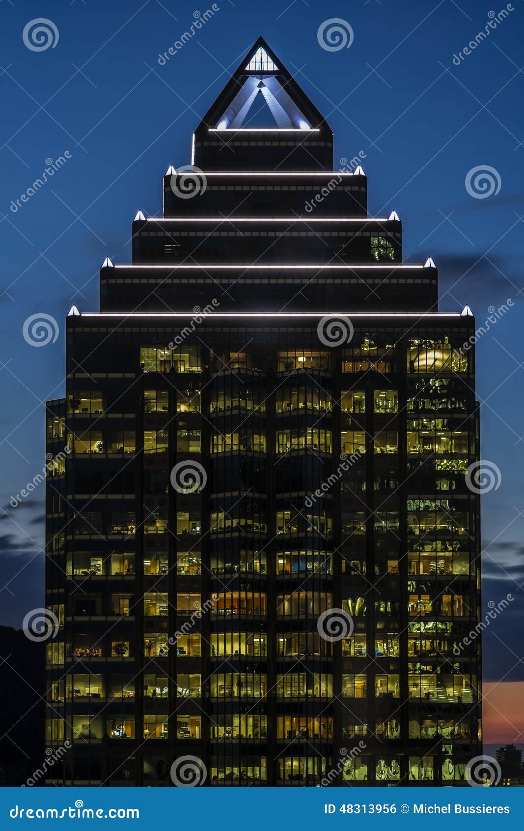 Modern building top stock photo. Image of architecture - 48313956