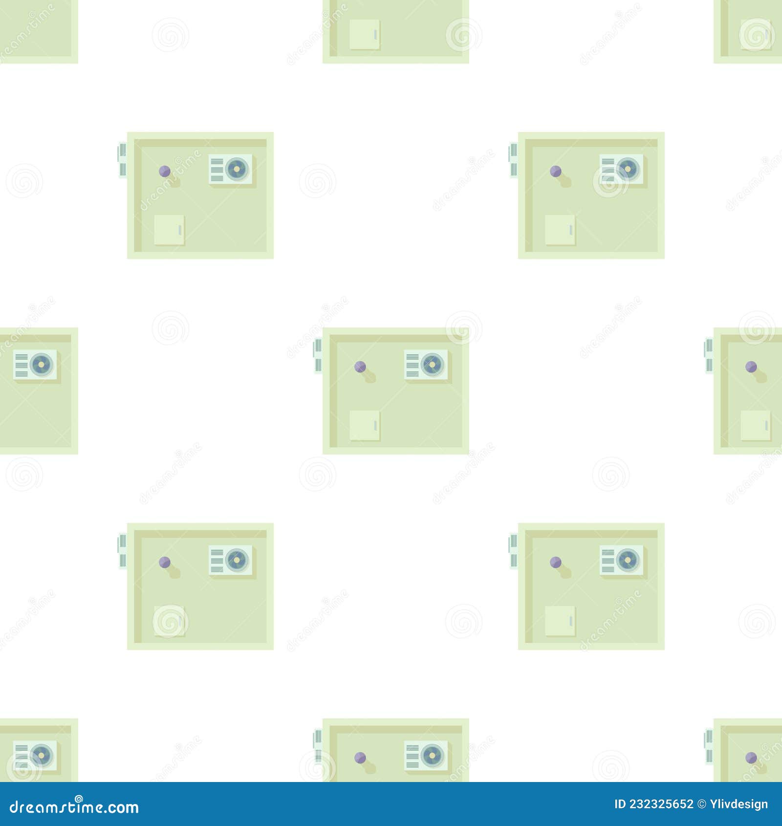 Modern Building Top View Pattern Seamless Vector Stock Vector ...