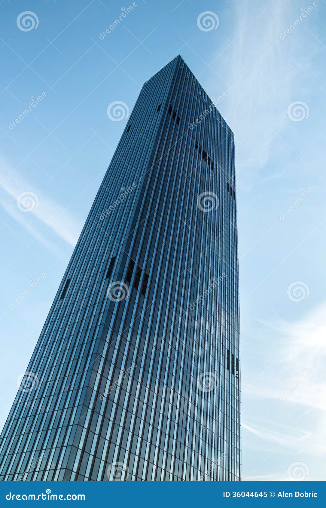 Modern building and towers stock image. Image of high - 36044645