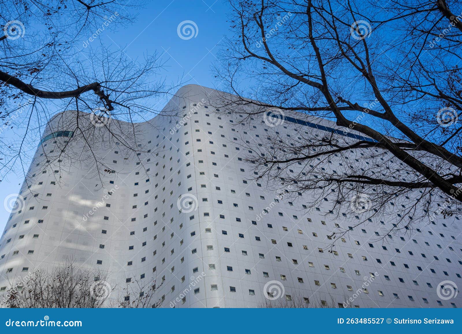 Modern Building Under Blue Sky and Trees Stock Image - Image of ...
