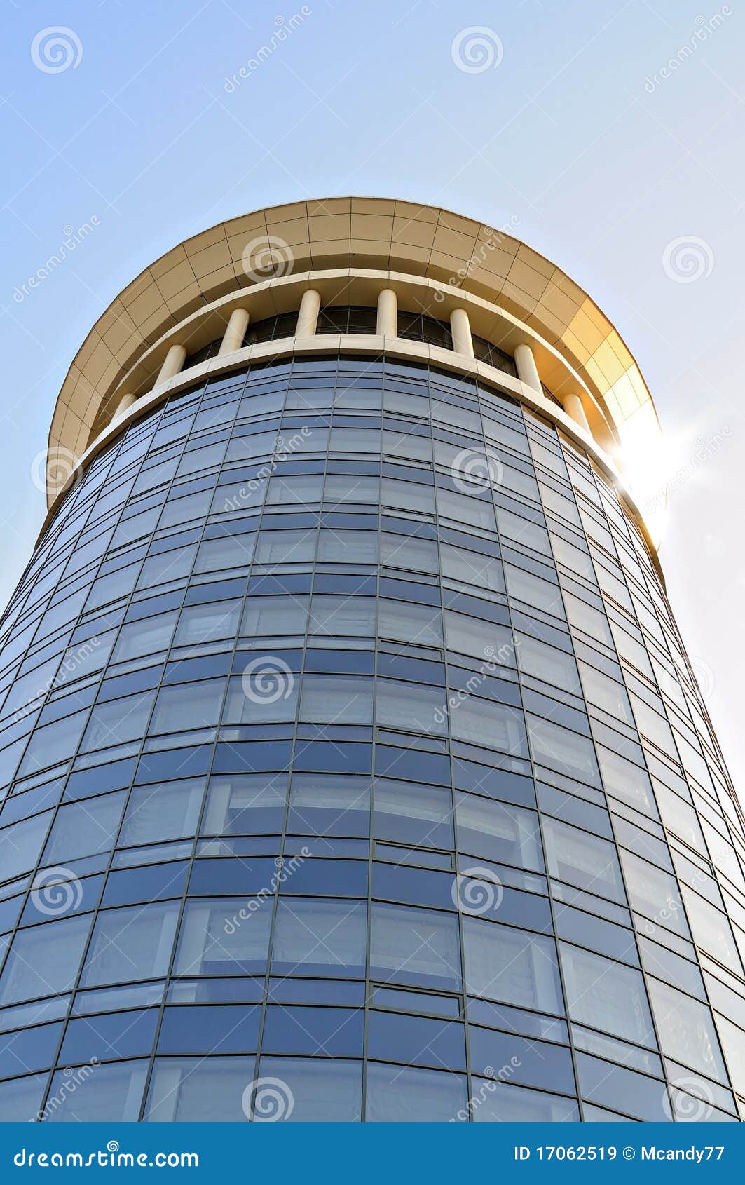 Modern building under sky stock image. Image of construction - 17062519