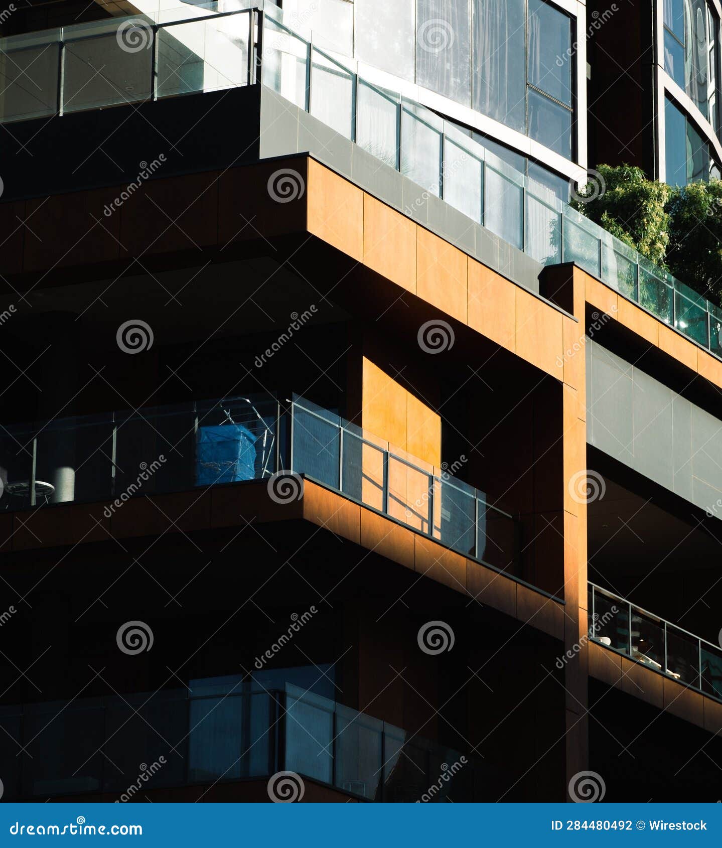 A Building that Has an Interesting Building Type and Large Windows ...