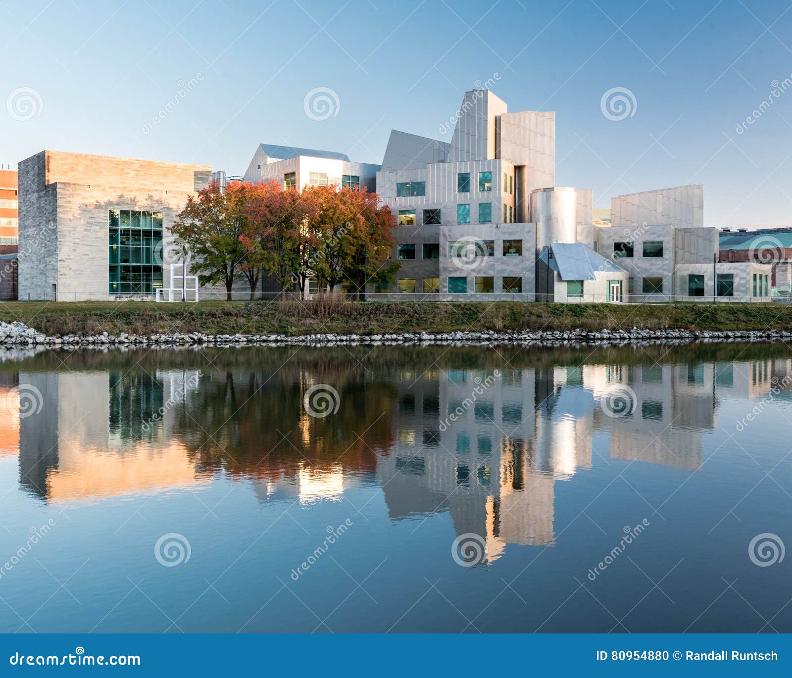 Modern Building at the University of Iowa Stock Photo - Image of iowa ...
