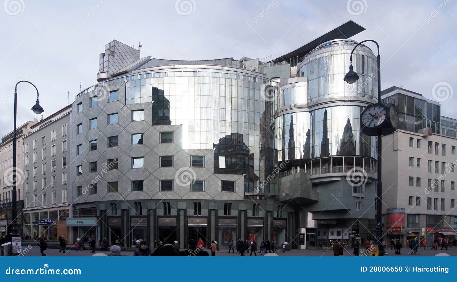 Modern Building in Vienna Center Editorial Image - Image of building ...