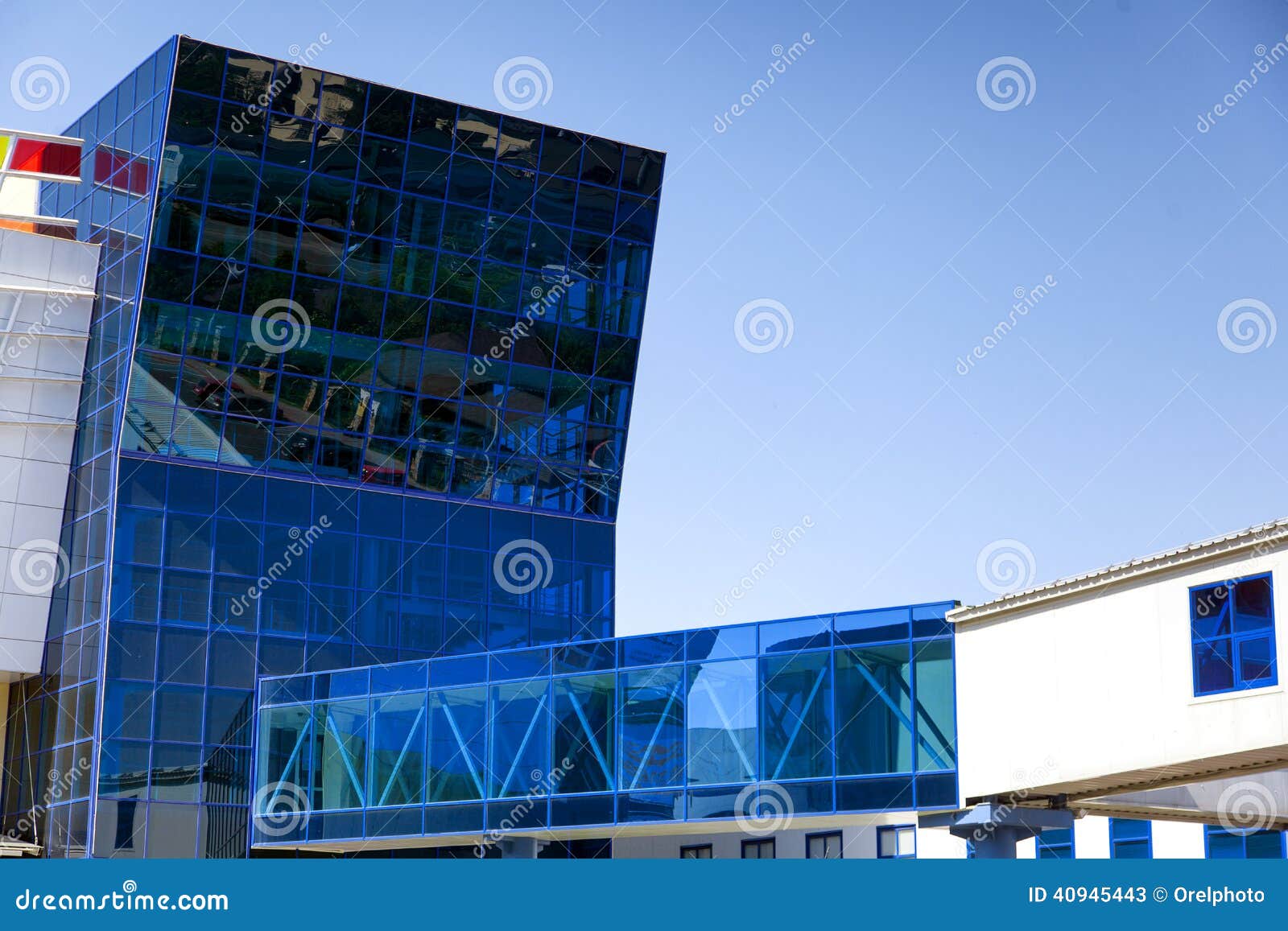 Modern building stock image. Image of cityscape, blue - 40945443