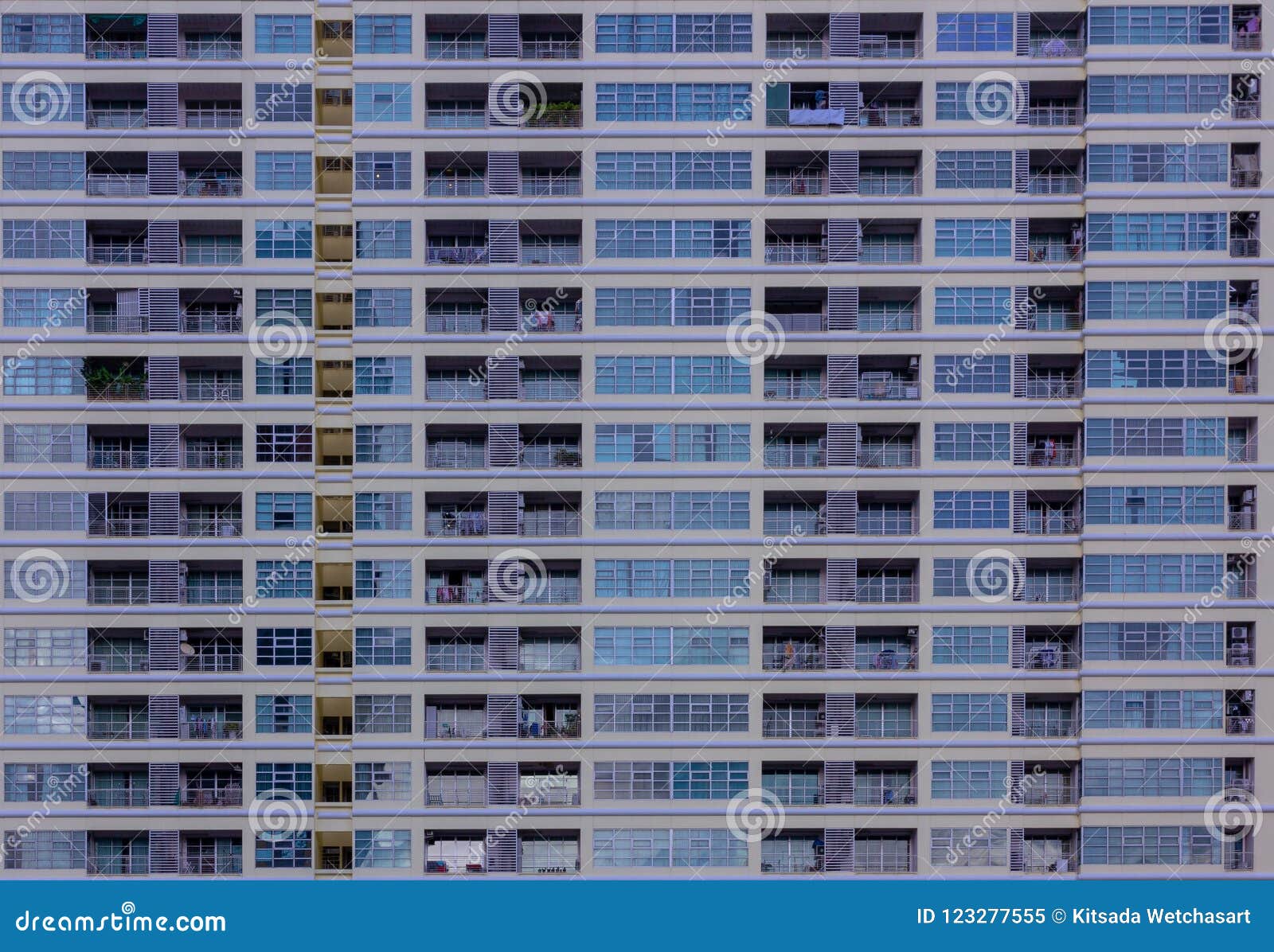 Modern Building with Window Mirror Texture Pattern Stock Image - Image ...