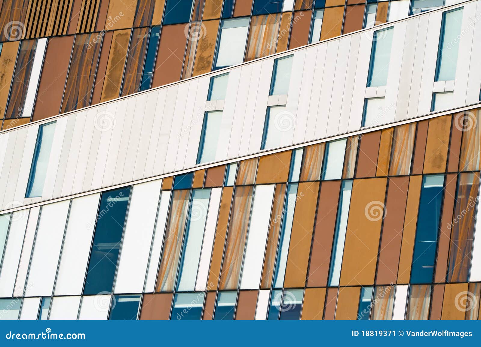 Modern building windows stock image. Image of background - 18819371