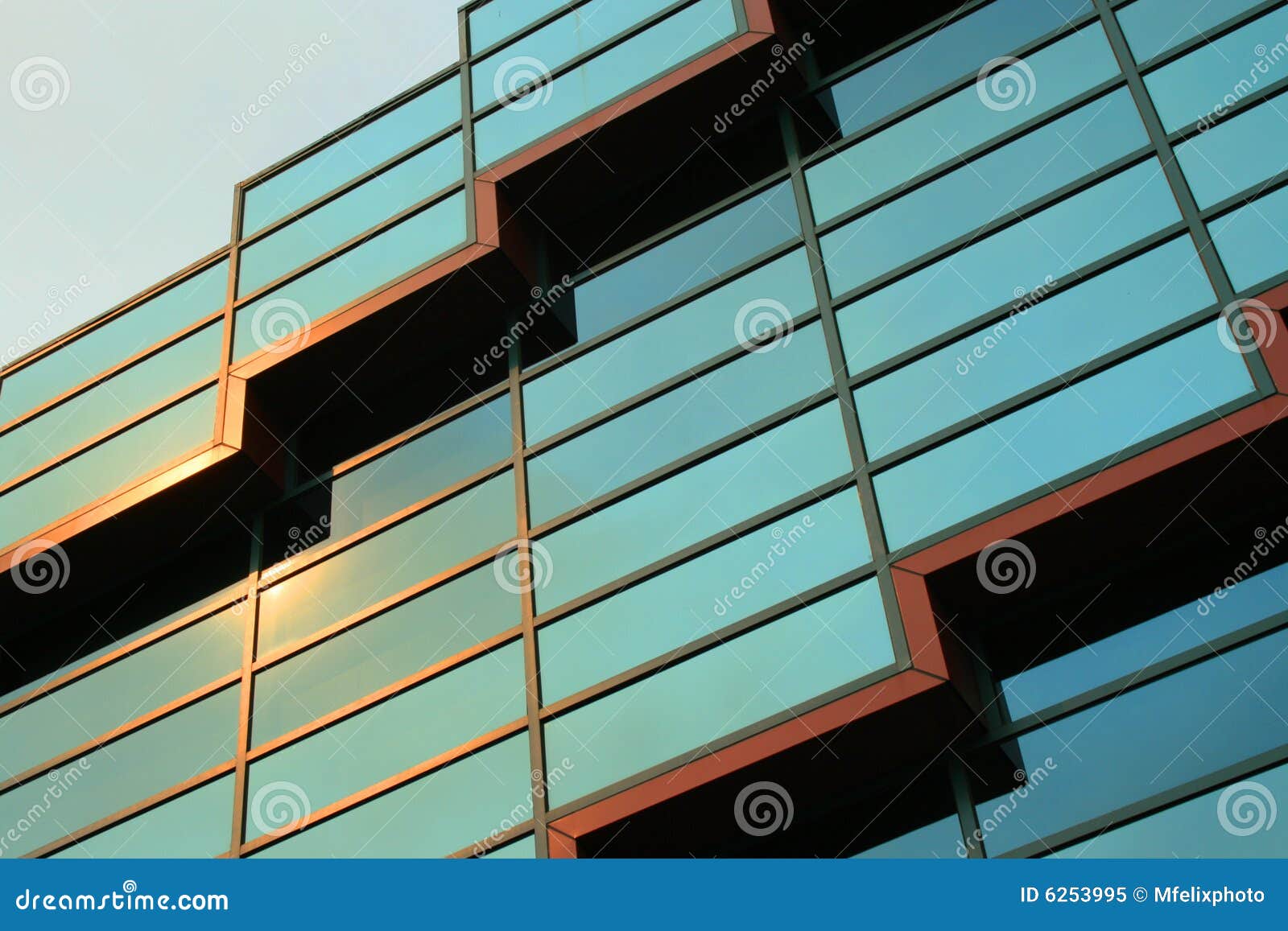 Modern Building Windows stock image. Image of home, exterior - 6253995