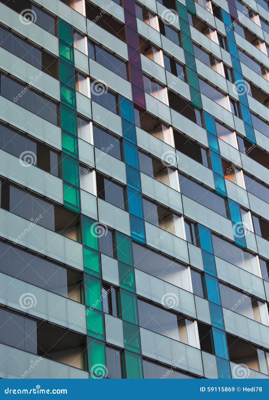 Modern building windows editorial stock image. Image of construction ...