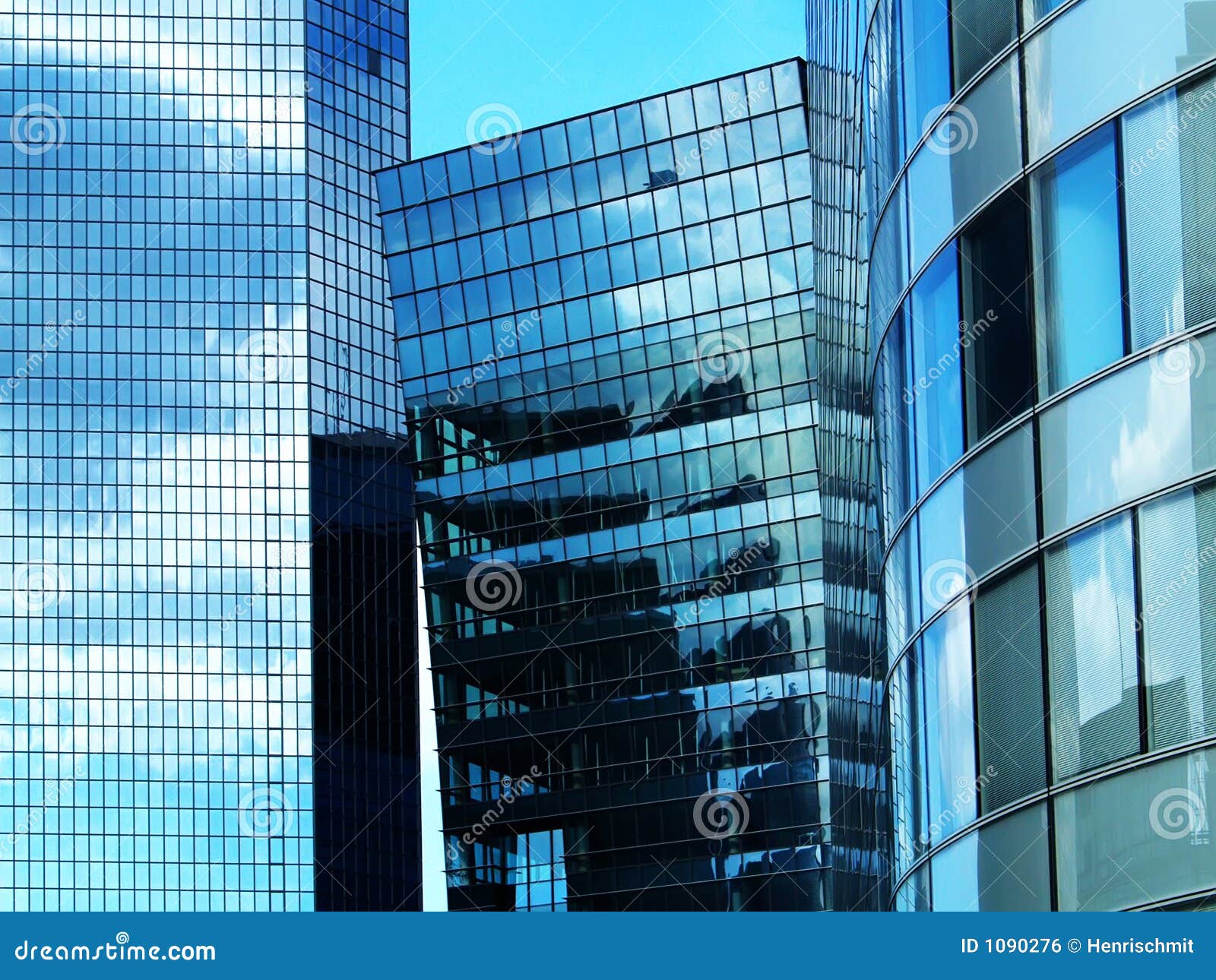 Modern buildings stock photo. Image of business, exterior - 1090276