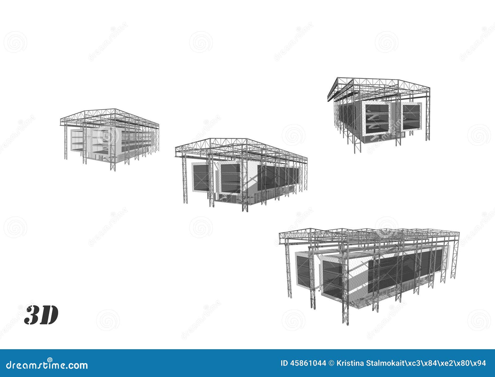 Modern Buildings Architecture Stock Illustration - Illustration of ...