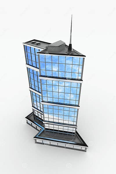 Modern Buildings, Arrow stock illustration. Illustration of model ...