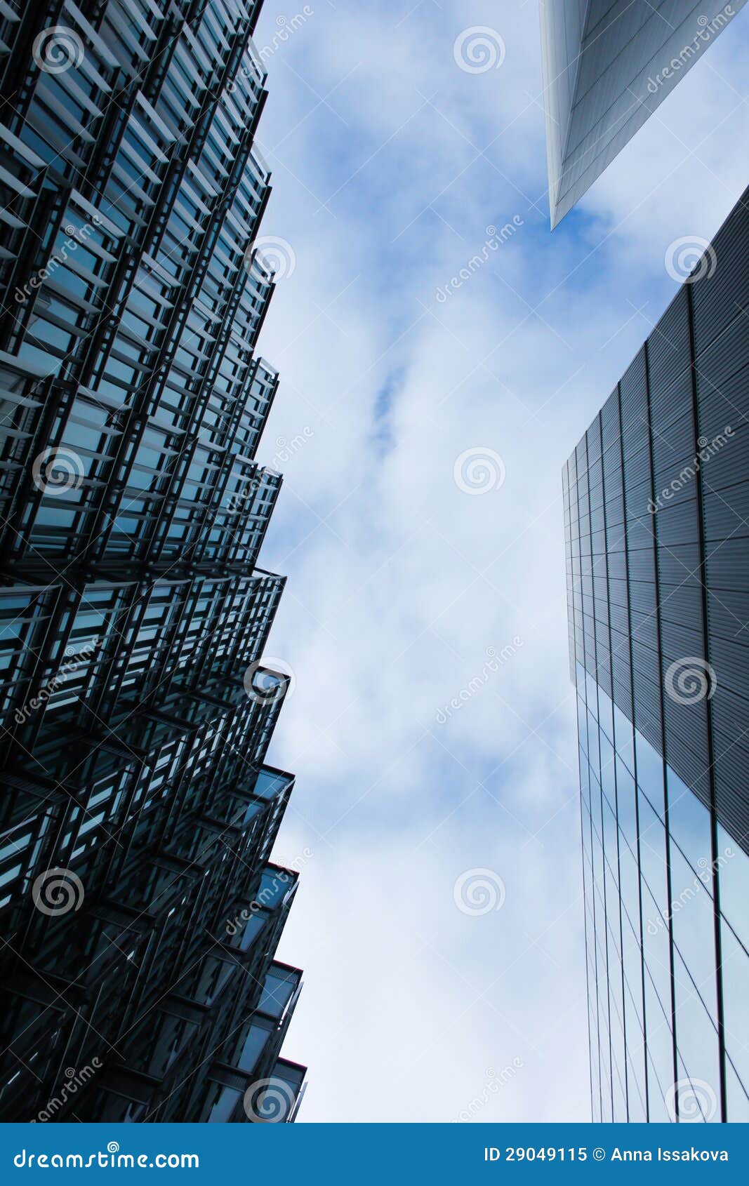 Modern Buildings on the Background of Blue Sky Stock Image - Image of ...