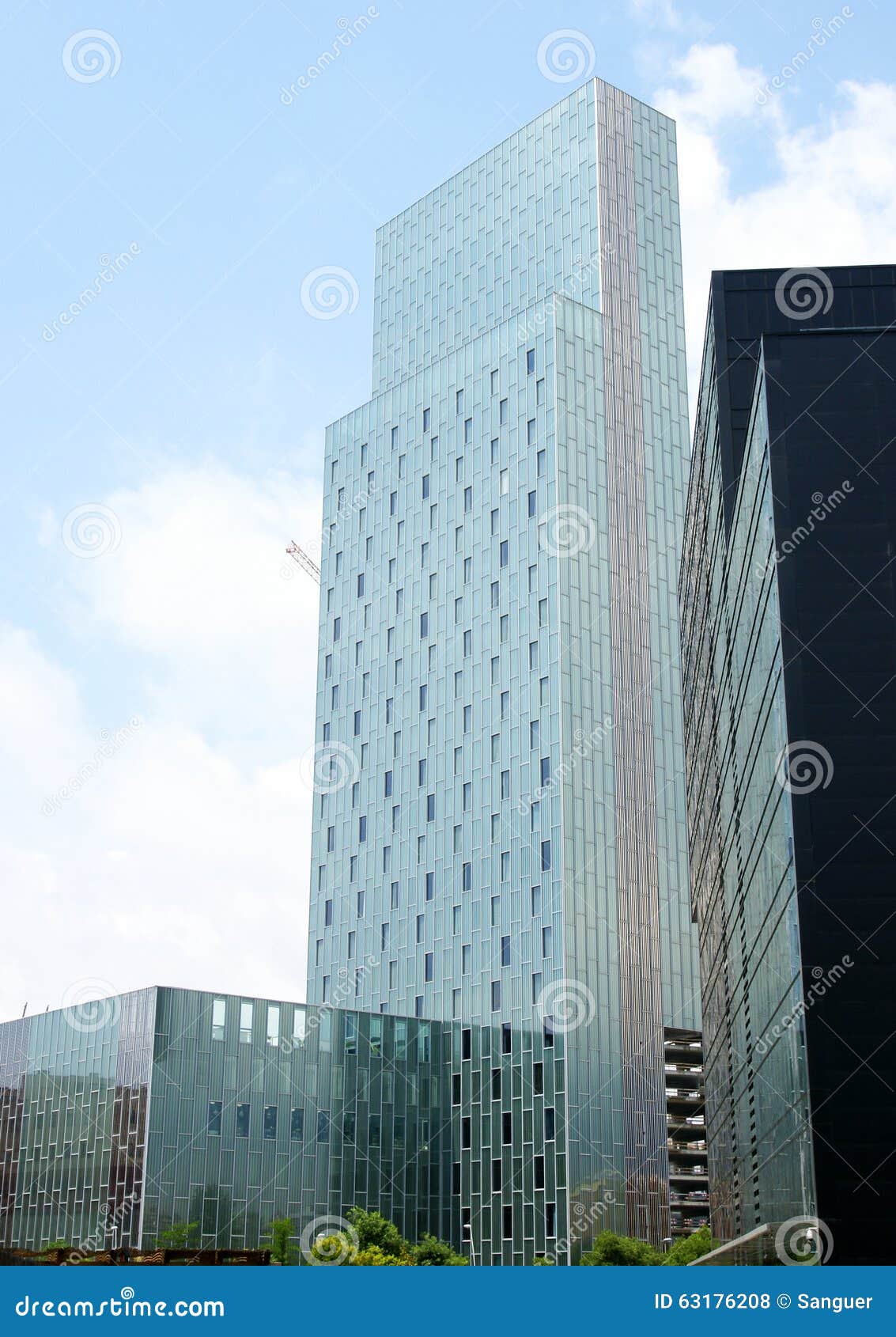 Modern Buildings in Barcelona Stock Photo - Image of bright, design ...