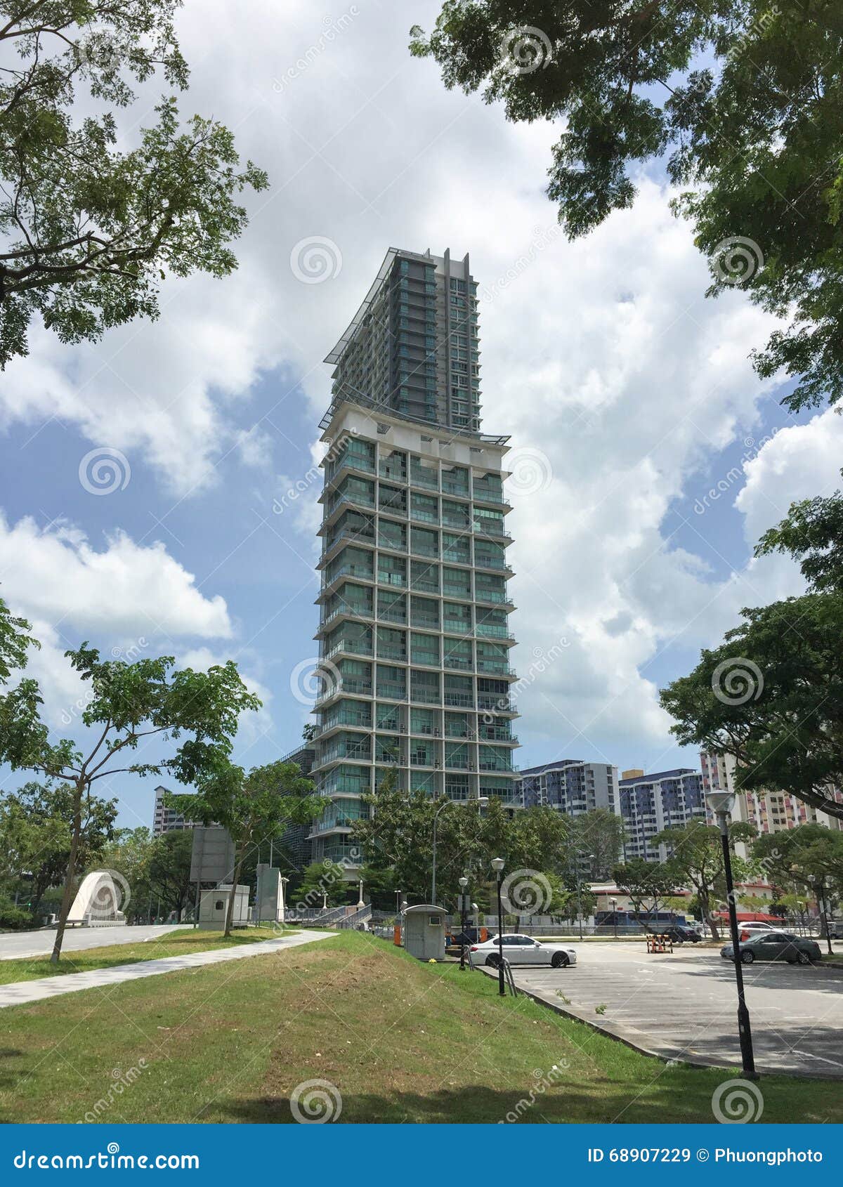 The Modern Buildings at Bugis District in Singapore Editorial Stock ...