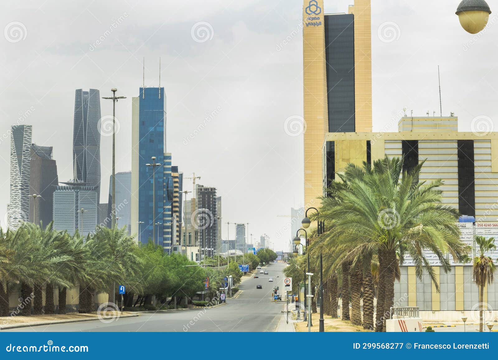 Modern Buildings in the City Center of Riyadh, Saudi Arabia Editorial ...
