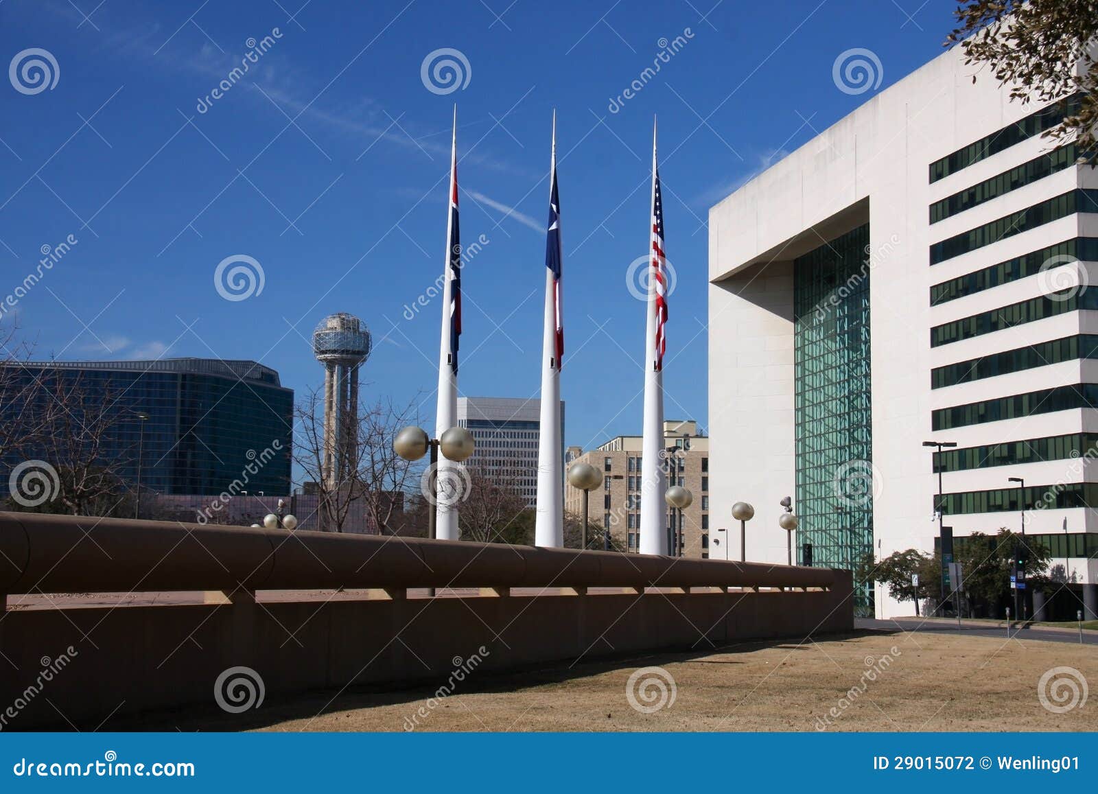 Modern buildings in Dallas stock photo. Image of reunion - 29015072