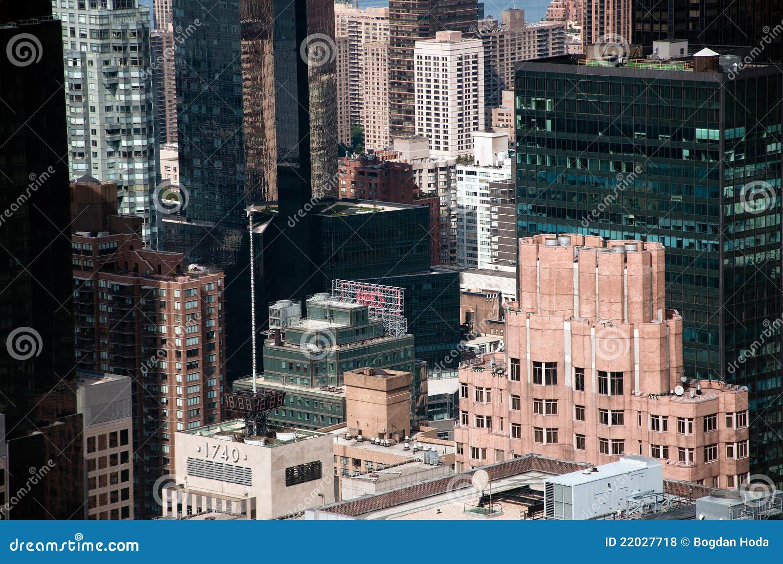 Modern Buildings, Diferent Shapes, Structures, Col Stock Photo - Image ...