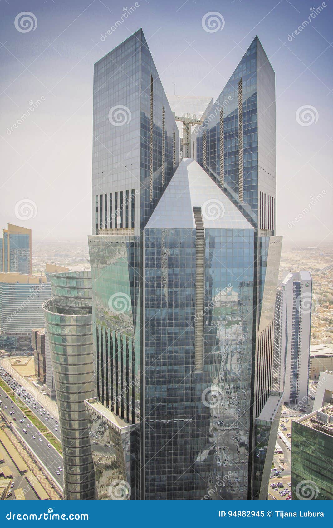 Modern buildings in Doha editorial image. Image of modern - 94982945