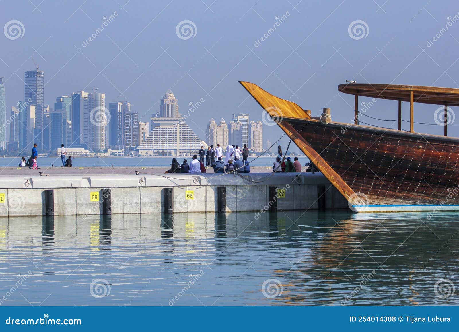 Modern Buildings in Doha, Qatar Editorial Stock Photo - Image of city ...