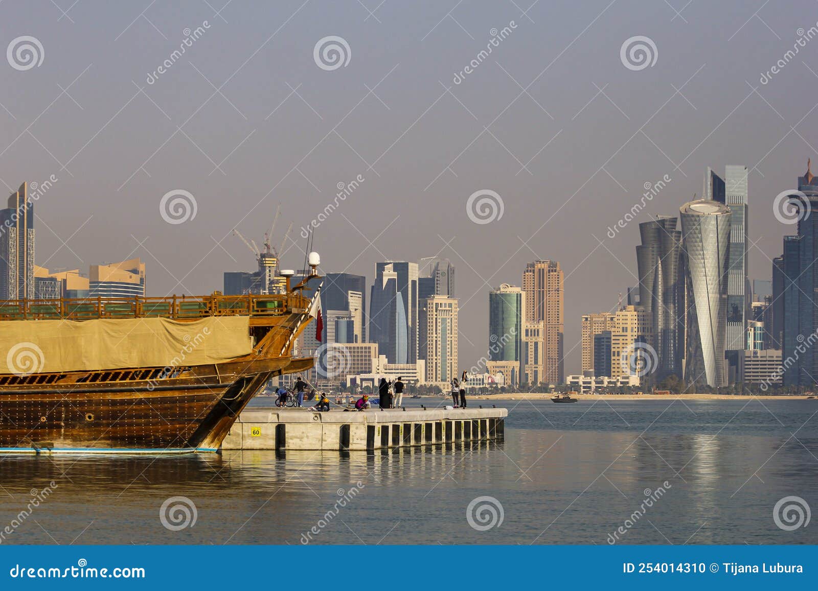 Modern Buildings in Doha, Qatar Editorial Image - Image of arabian ...