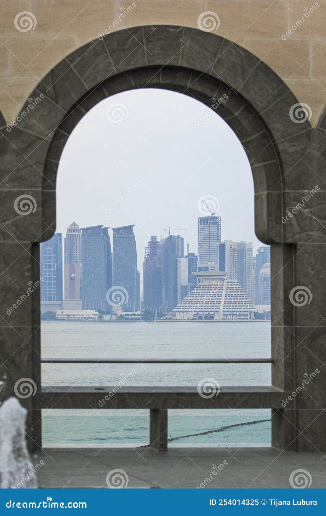 Modern Buildings in Doha, Qatar Editorial Image - Image of cityscape ...