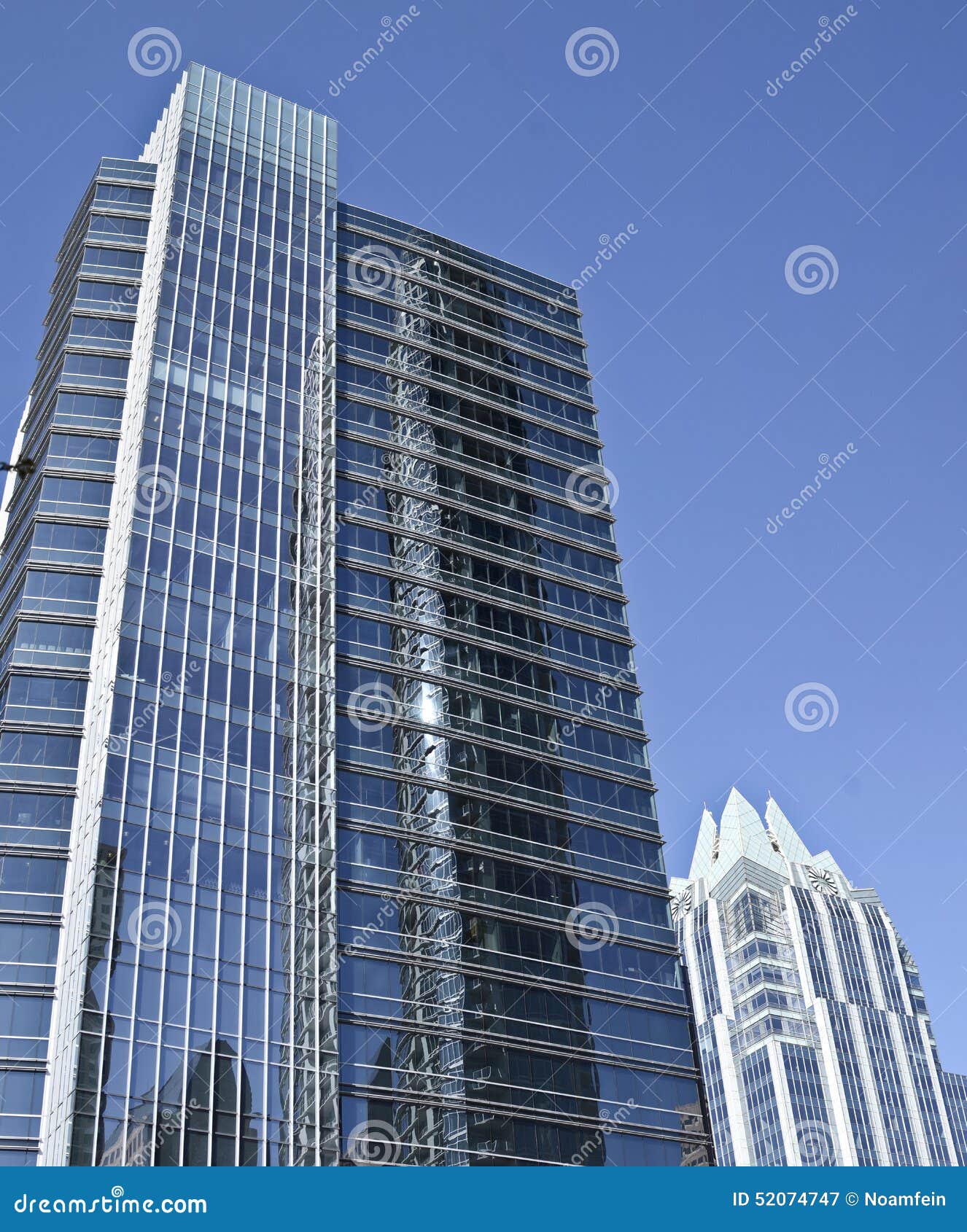 Modern Buildings At Night, City Landmarks. Editorial Photo ...