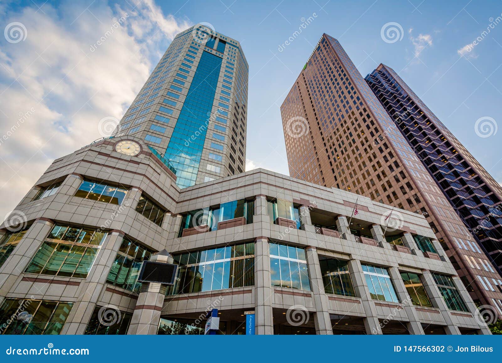 Modern Buildings in Downtown Columbus, Ohio Stock Photo - Image of ...
