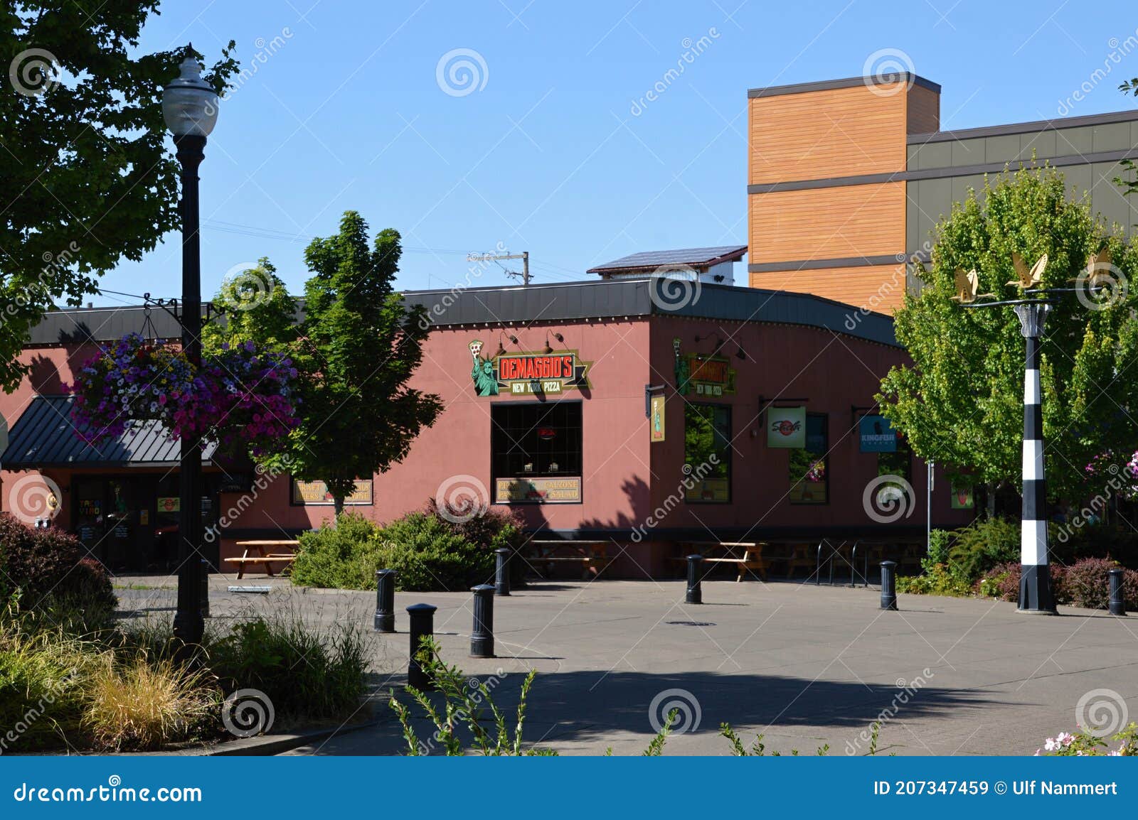 Modern Buildings in Downtown Corvallis, Oregon Editorial Stock Image ...