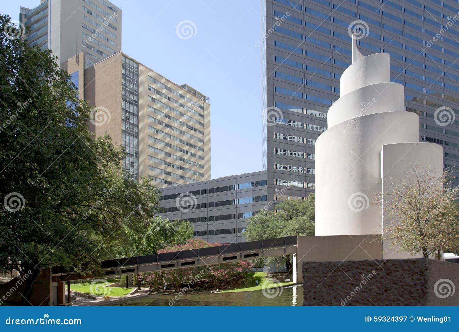 Modern Buildings in Downtown Dallas Stock Image - Image of landmarks ...