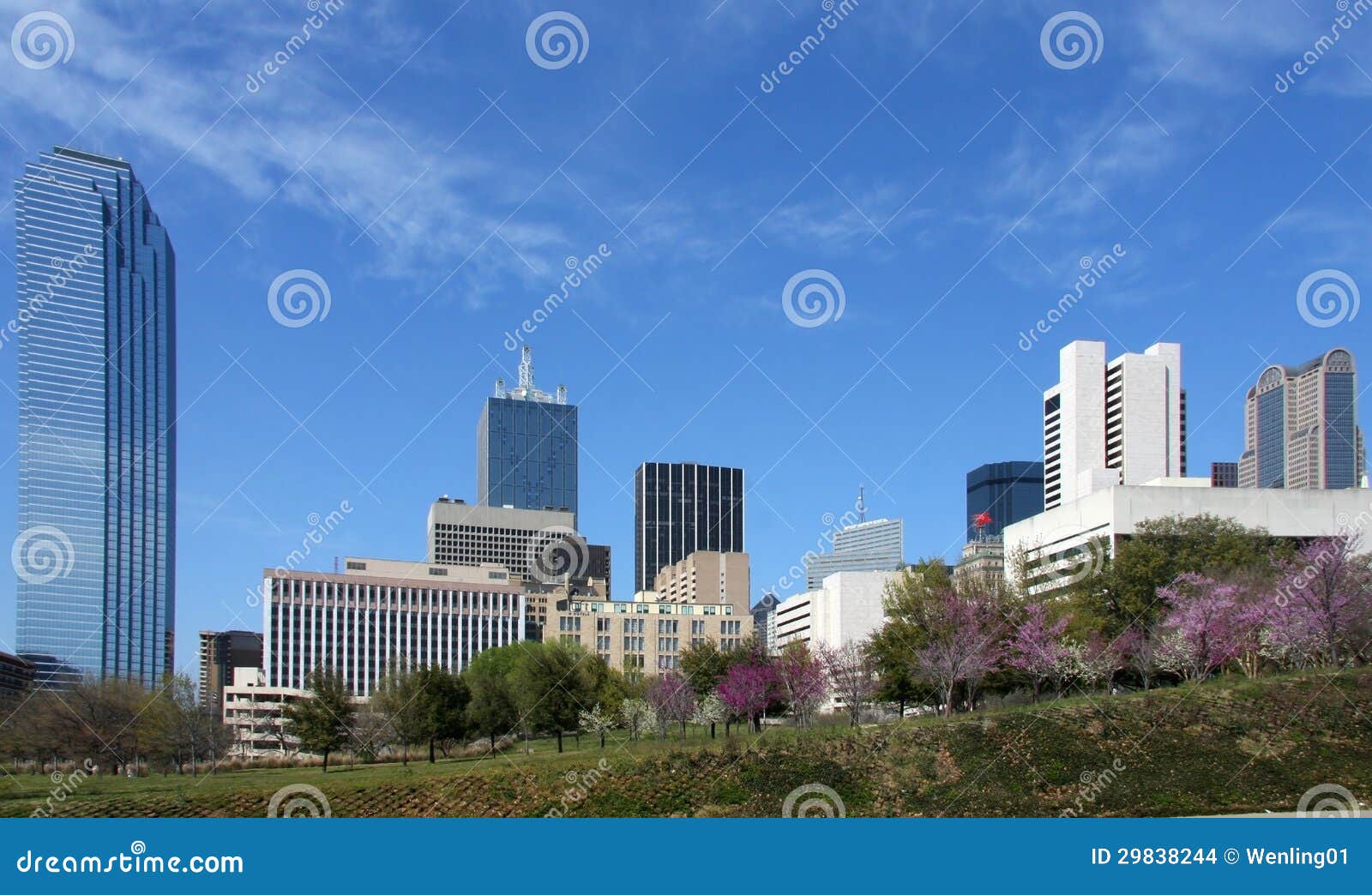 Beautiful Skyline of Dallas Stock Photo - Image of place, work: 29838244