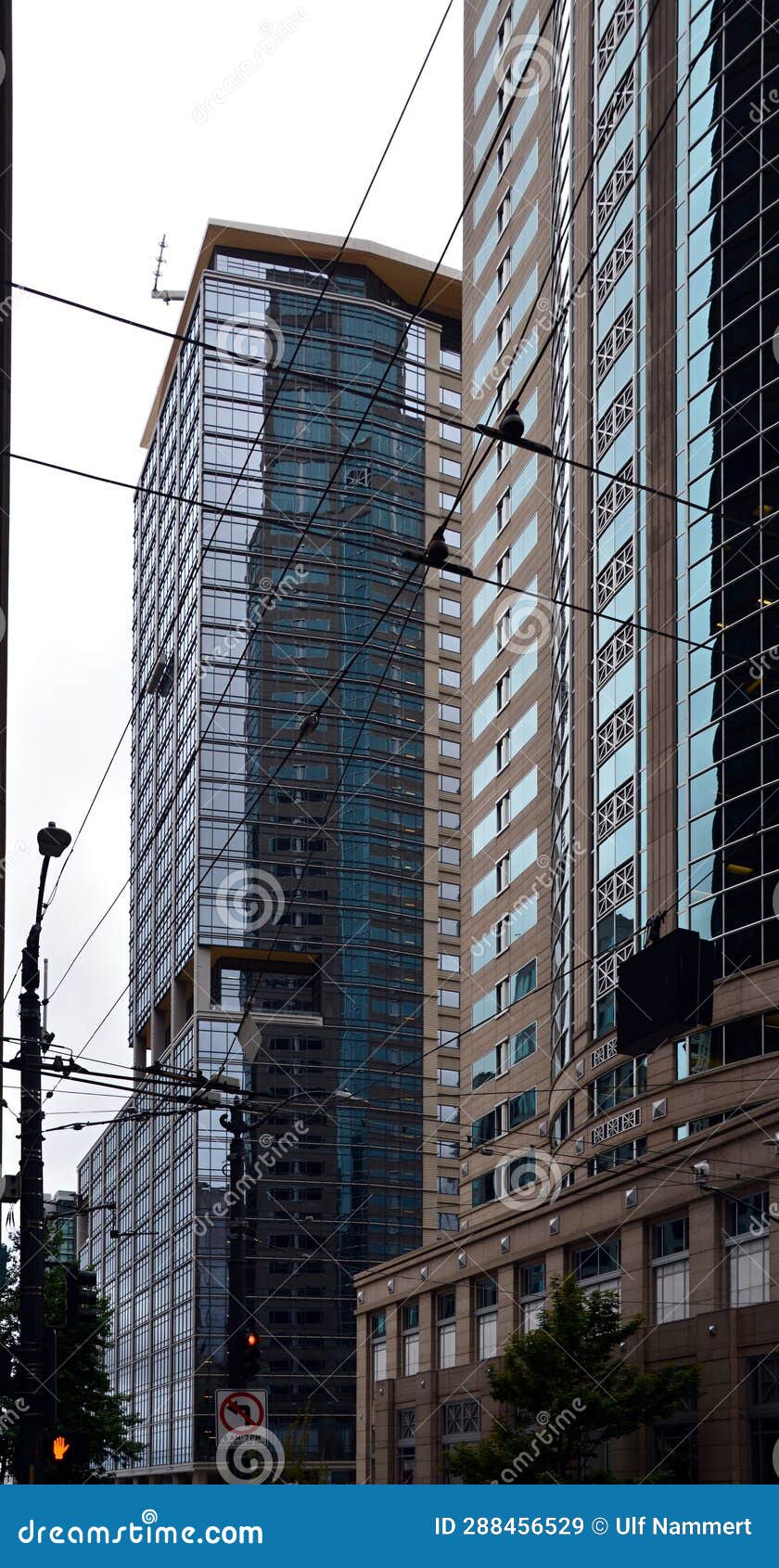 Modern Buildings in Downtown Seattle, Washington Stock Image - Image of ...
