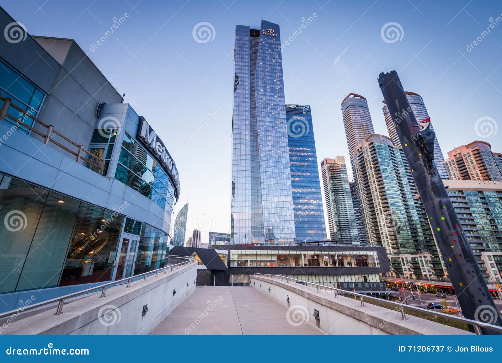 Modern Buildings in Downtown Toronto, Ontario. Editorial Photography ...