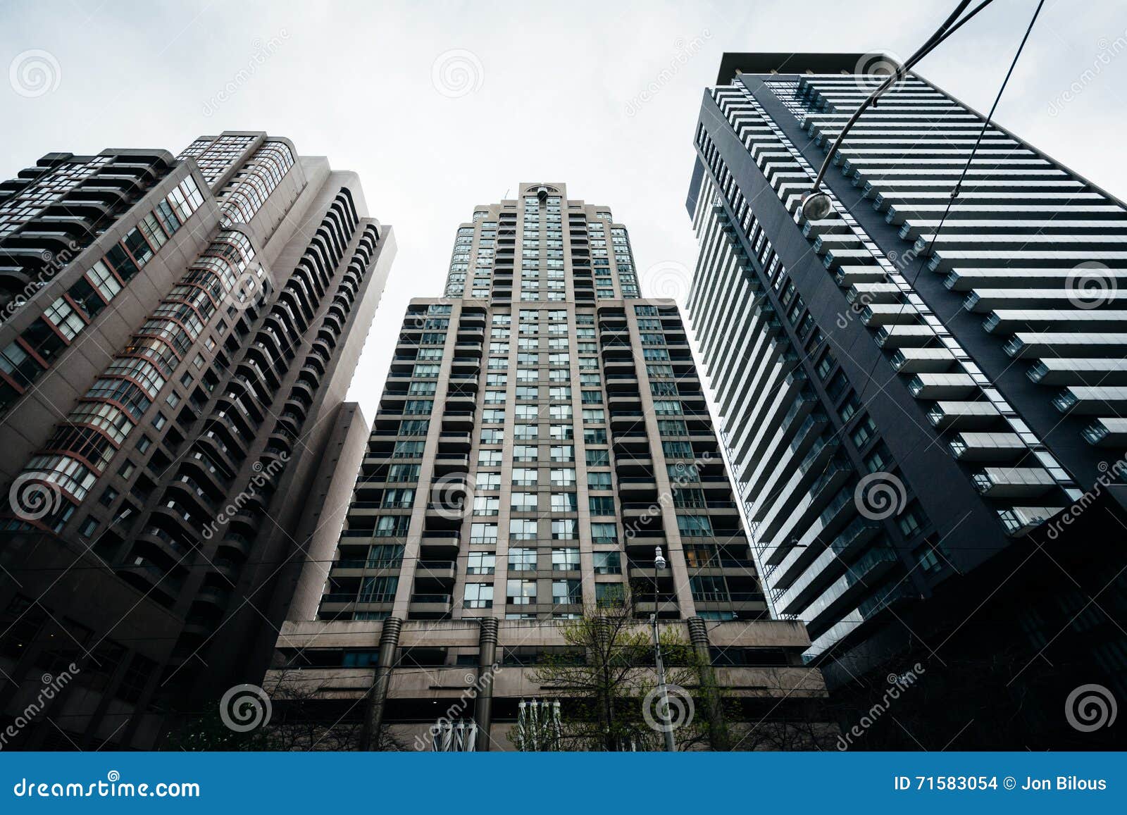 Modern Buildings in Downtown Toronto, Ontario. Stock Photo - Image of ...