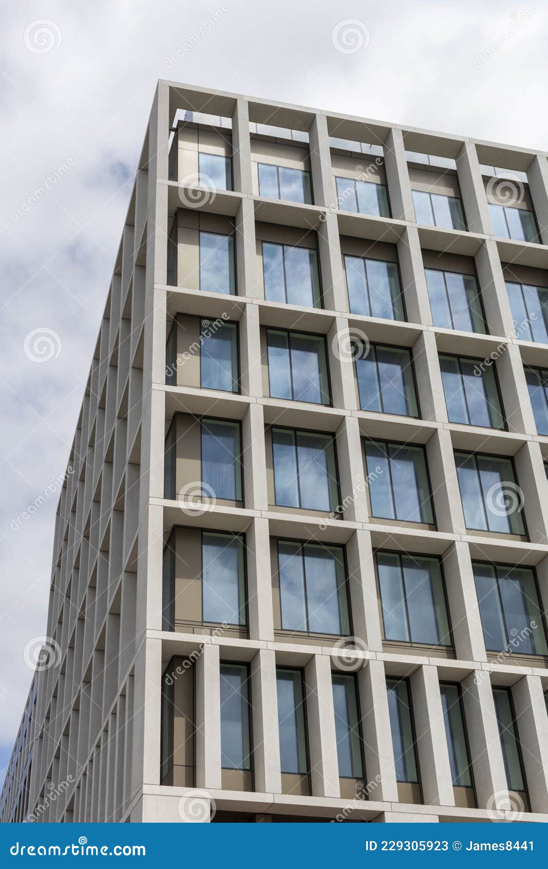 Modern buildings, Dublin stock image. Image of building - 229305923