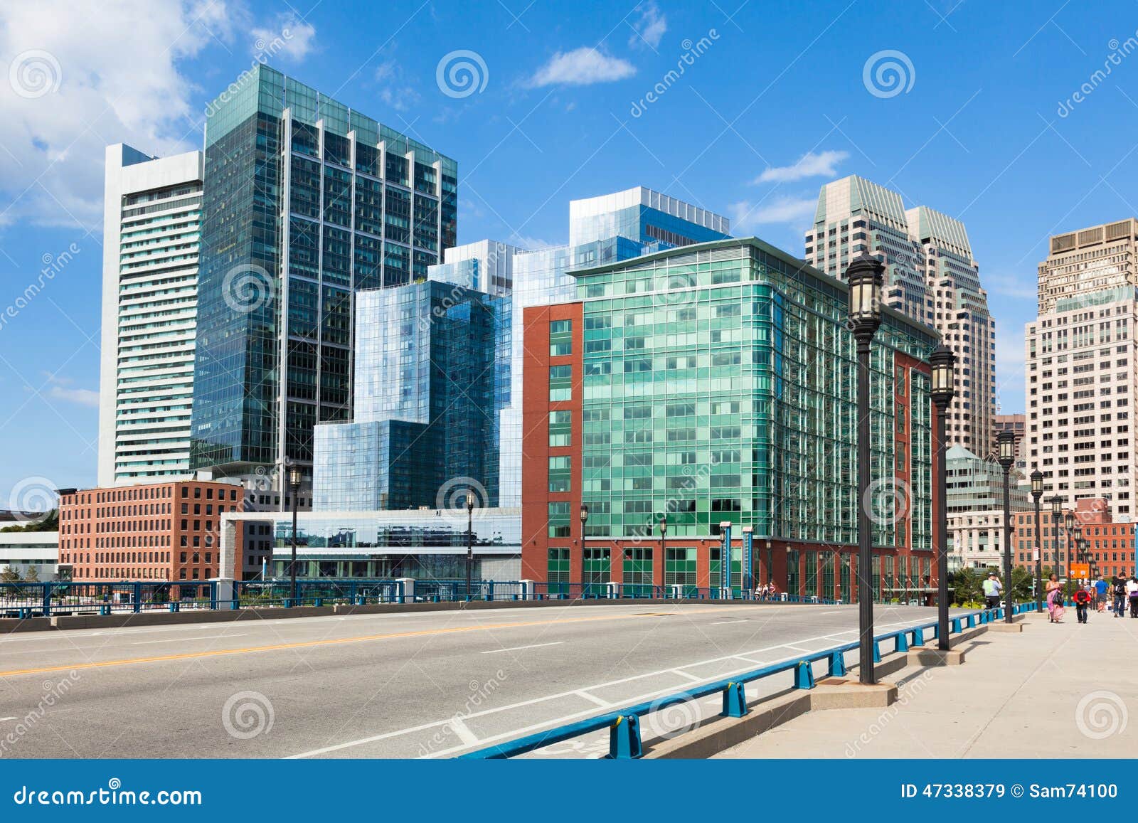Modern Buildings in the Financial District in Boston - USA Editorial ...