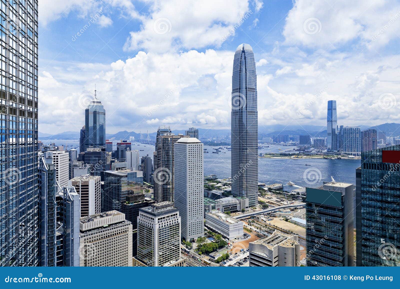 Modern Buildings in Hong Kong Finance District Stock Photo - Image of ...