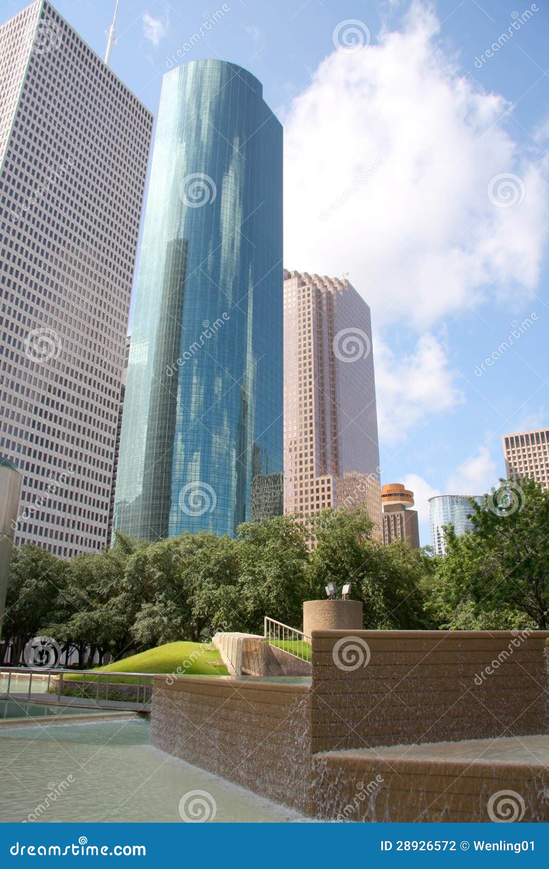 Modern Buildings in Houston Stock Photo - Image of states, houston ...