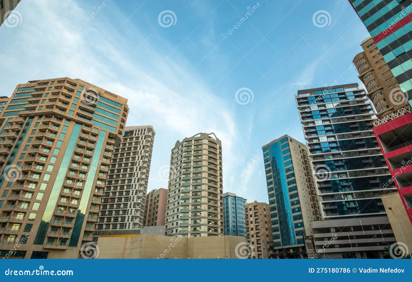 Modern Buildings in Juffair District, Manama, Bahrain Editorial Photo ...