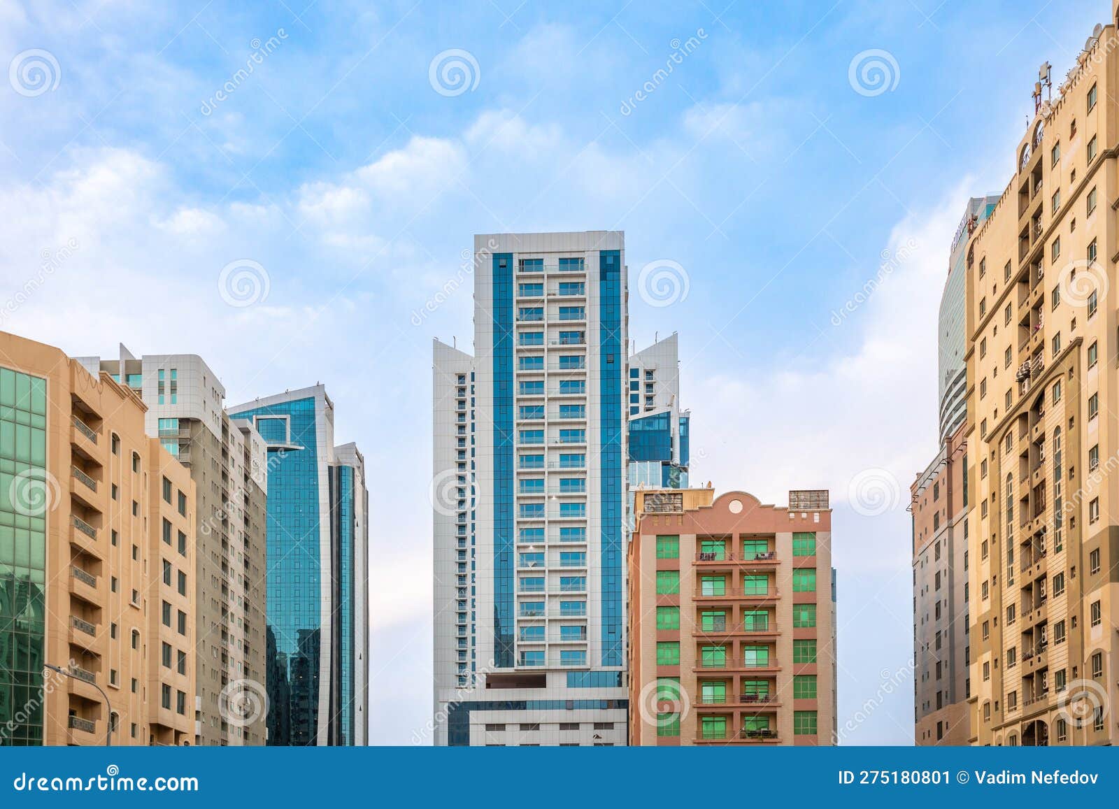 Modern Buildings in Juffair District, Manama, Bahrain Editorial Photo ...