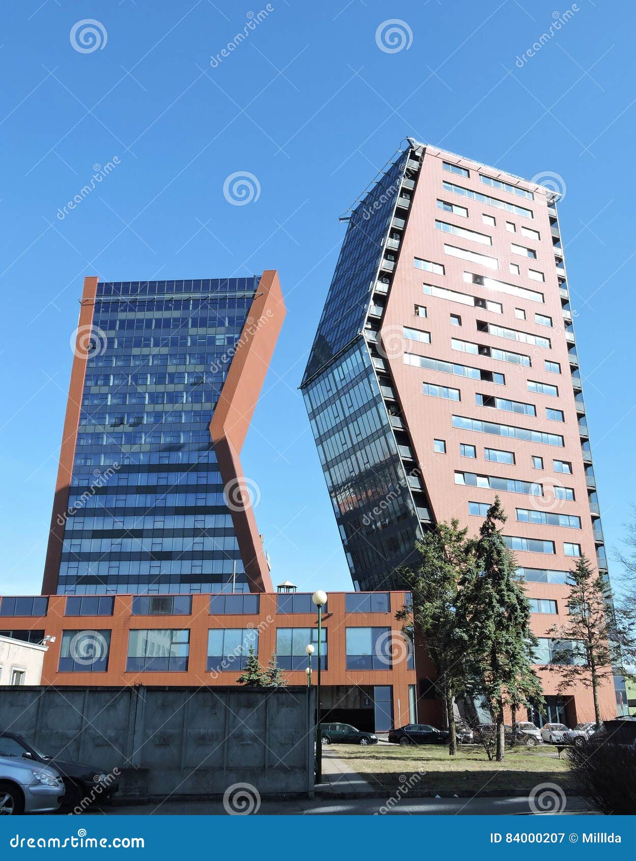 Modern Buildings, Lithuania Stock Image - Image of background ...