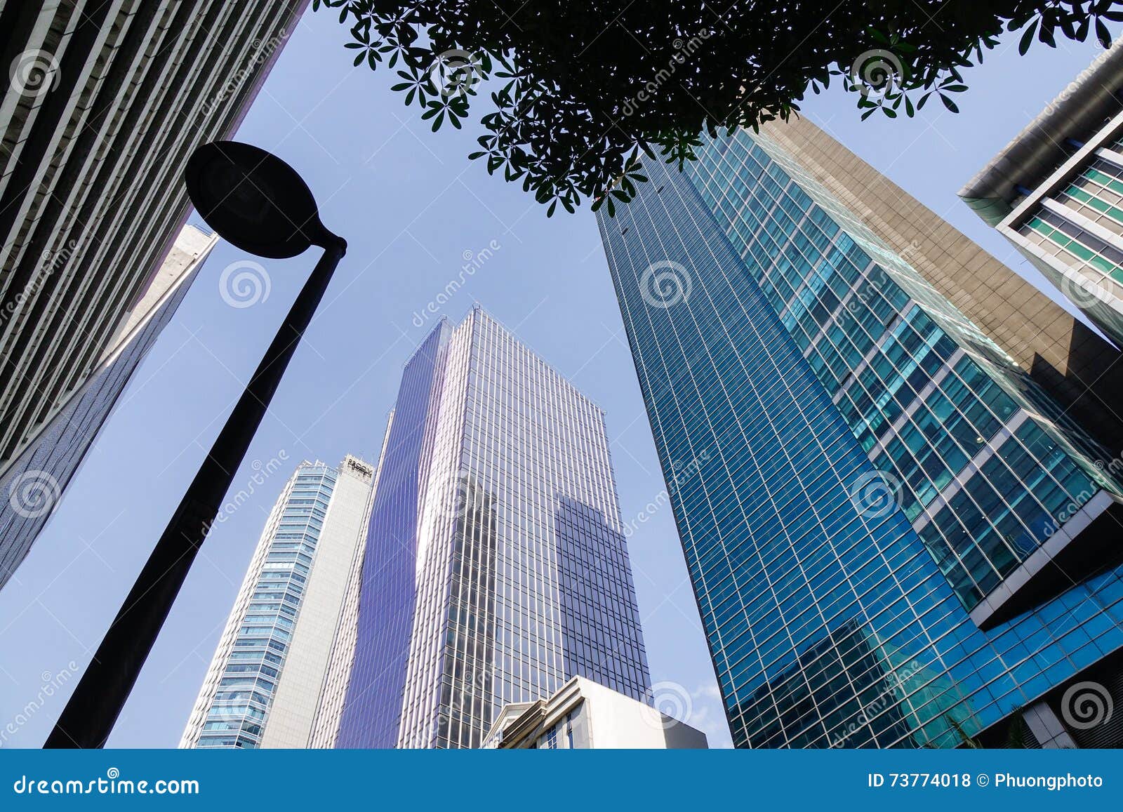 Modern Buildings Located at Makati in Manila, Philippines Editorial ...