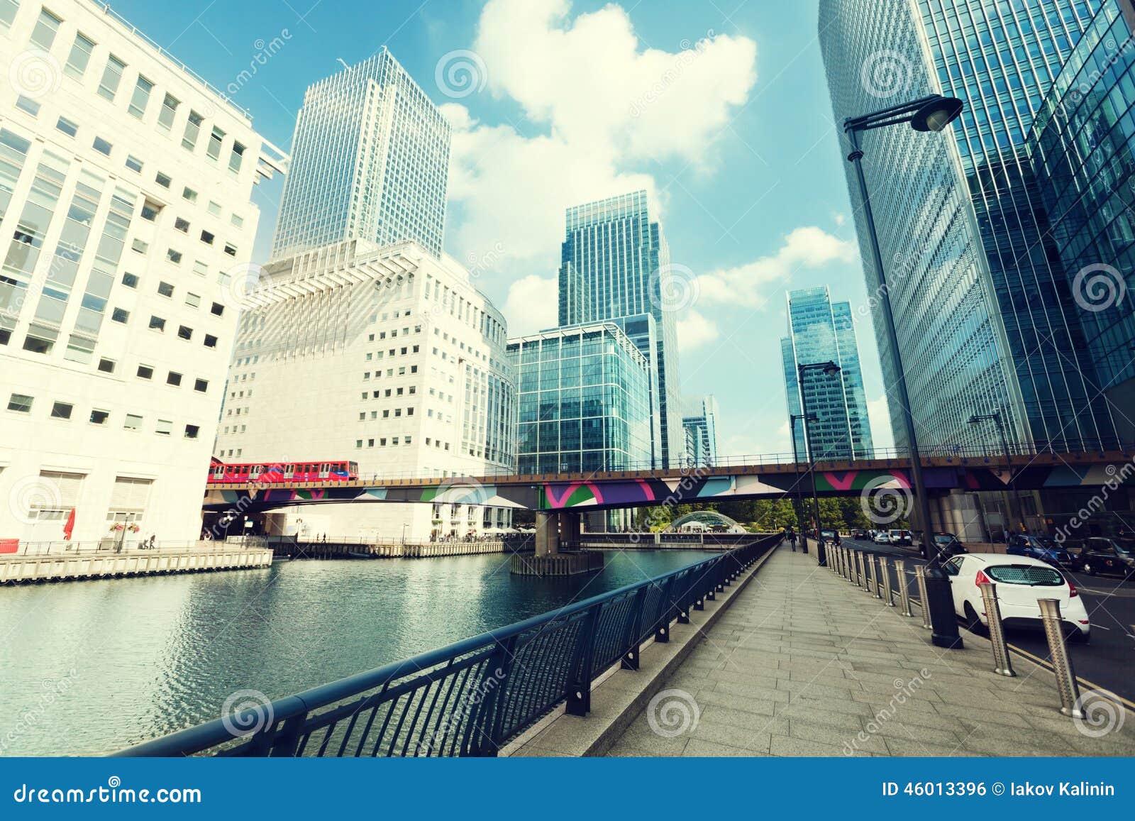 Modern buildings in London stock photo. Image of bright - 46013396
